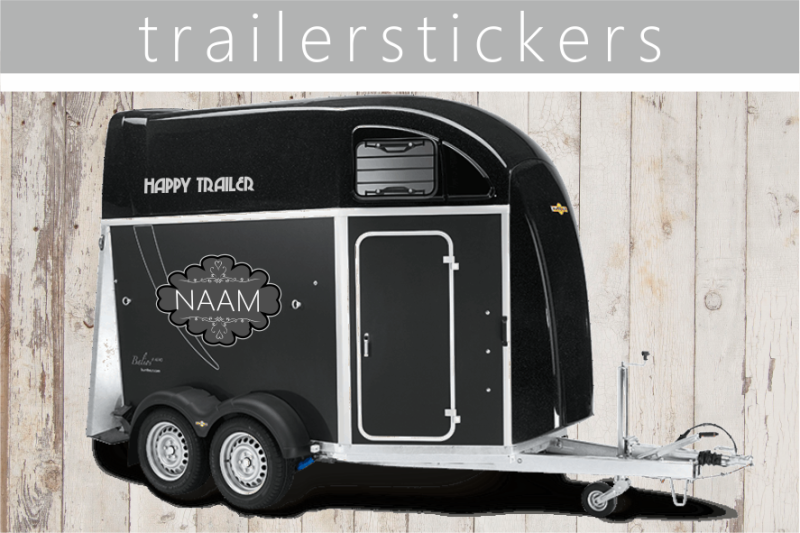 Trailer stickers - Happy-Stable